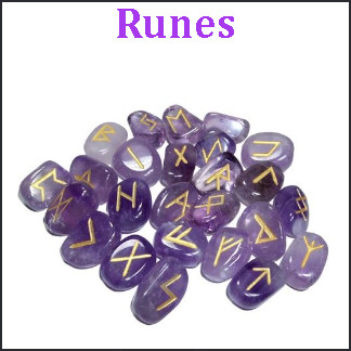 Runes en pierres - minéraux & divination - Lune Magique